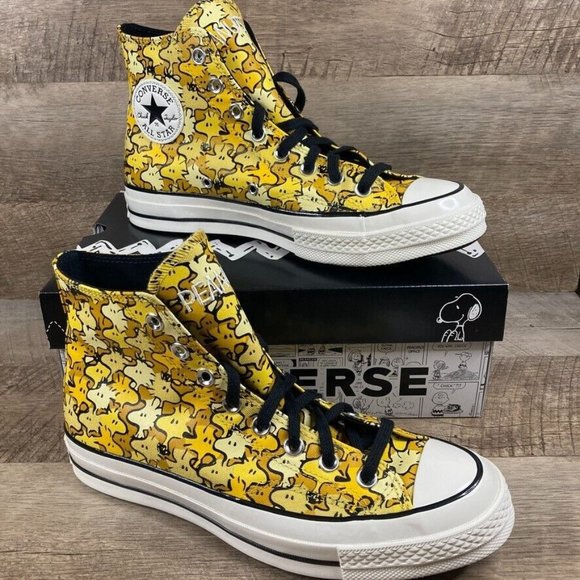Converse | Shoes | Converse X Peanuts Chuck Taylor 7 Hi Woodstock Mens ...